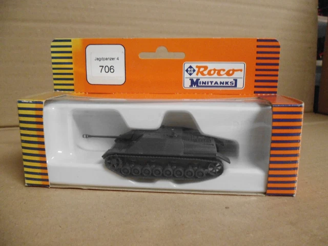 ROCO MINITANKS 706 Jagdpanzer IV Wehrmacht WW2, Epoche 2 H0 Ladegut ...