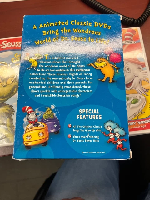 RARE DR. SEUSS The Animated Televised Classics Box Set - 4 DVDs $110.00 ...