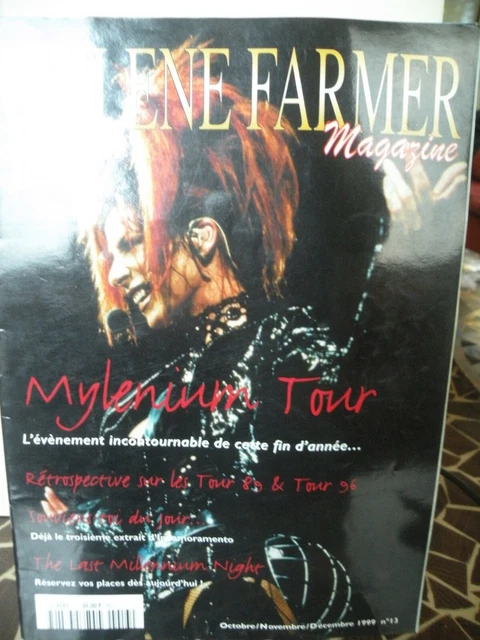 MAGAZINE CLUB MYLÈNE Farmer N° 13 Octobre-Décembre 1999 EUR 3,40 - PicClick FR