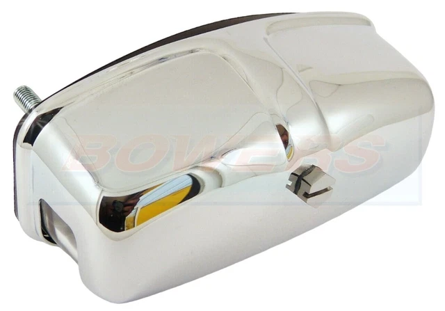 LUCAS L467 CHROME Metal Rear Number Plate Light Lamp Classic Car Mini ...