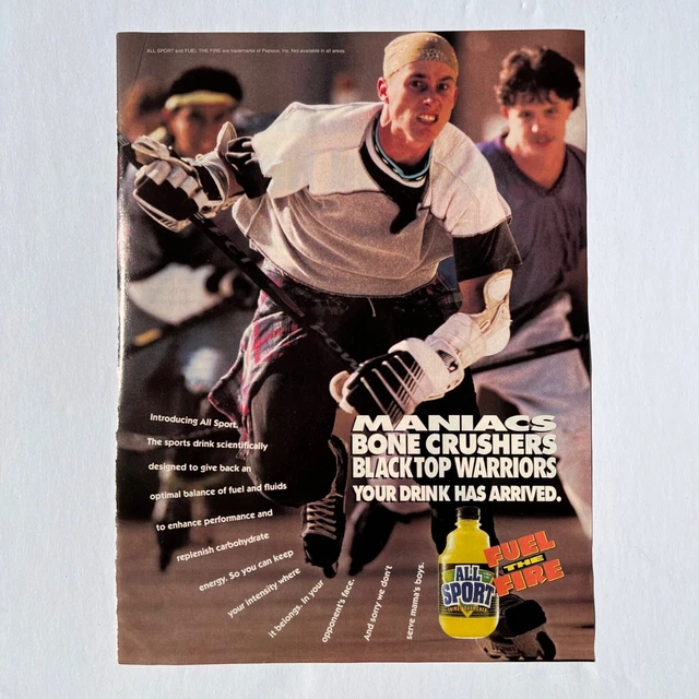 VINTAGE ALL SPORT Thirst Quencher Magazine Print Ads Color ...