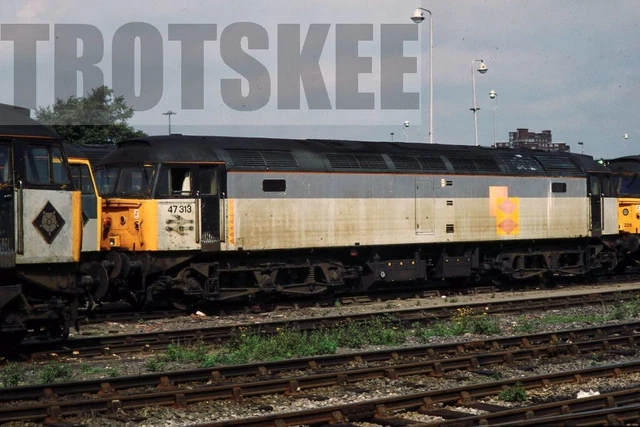 35MM SLIDE BR British Rail Diesel Loco Class 47 47313 1996 Orig £4.98 - PicClick UK