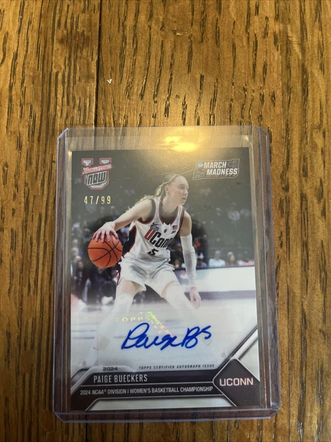 CARTA PAIGE BUECKERS 2023-24 Bowman U March Madness Auto 47/99 #3A EUR ...