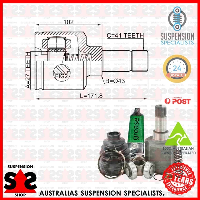 TRANSMISSION SIDED JOINT Kit, Drive Shaft Suit FIAT Ducato Van (250_) 130 EUR 97,16 - PicClick FR