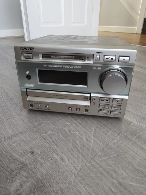 SONY DHC-MD373 COMPACT Hi-Fi Stereo System MiniDisc Radio * Please Read ...