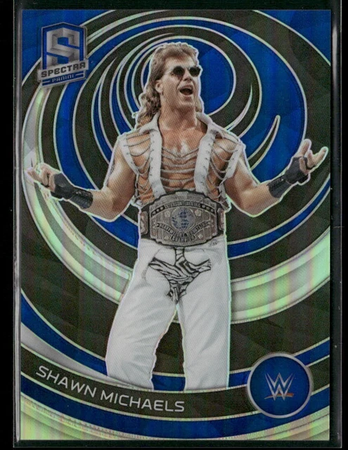 SHAWN MICHAELS 2023 Chronicles Spectra Base WWE #380 Blue Prizm 97/99 ...