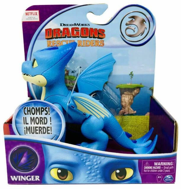 DREAMWORKS DRAGONS RESCUE Riders Winger Chomps Dragon Figure £26.27 ...