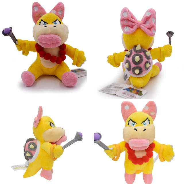 SUPER MARIO WENDY Koopa Koopaling Girl Plush Soft Stuffed Toy Doll Xmas ...