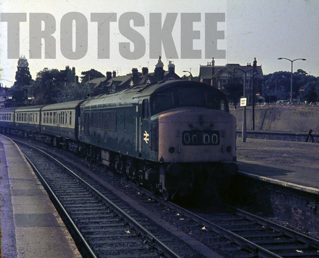35MM SLIDE BR British Rail Diesel Loco Class 46 46024 Newton Abbot 1976 ...