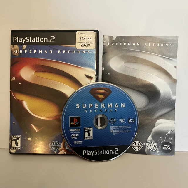 SUPERMAN RETURNS: THE Video Game (Sony PS2) TESTED CIB EA GAMES DC ...