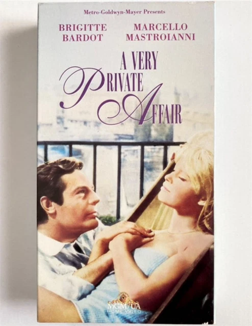VHS LOUIS MALLE Private Life Brigitte Bardot Mastroianni No subtitles £1,422.67 - PicClick UK