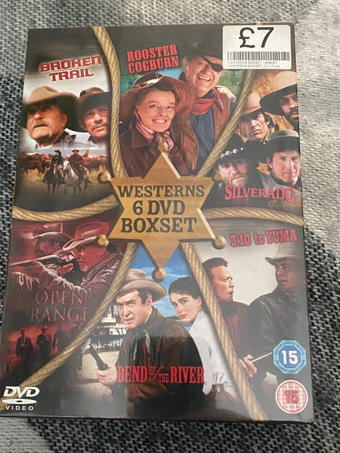 WESTERNS 6 DVD Boxset John Wayne James Stewart Classic Cowboy Films NEW ...