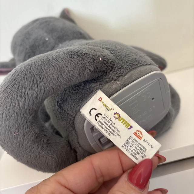 TALKING TOM CAT Repeats Voice Sounds Soft Toy Plush 10" Dragon-i Tested ...