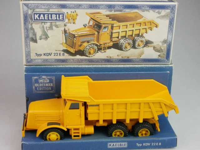 NZG 1/50 409 Kaelble Type Kdv 22 E 8 Yellow Meiller Dump Truck Oldtimer ...