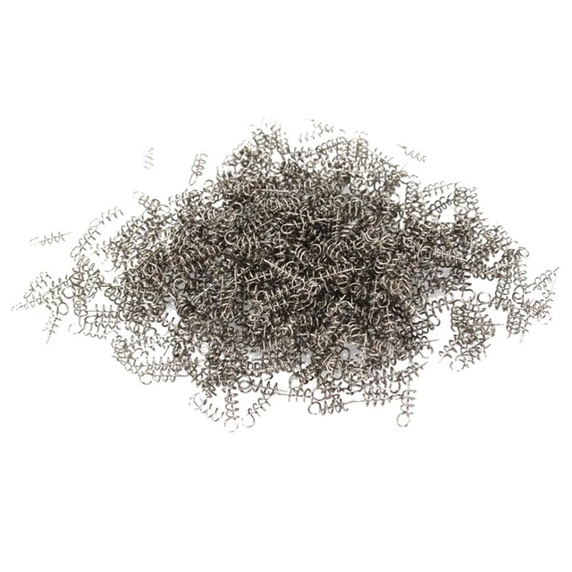 50 PCS FISHING Screw Pin Spring Lock Lure Baits Crank Hook £6.99 ...