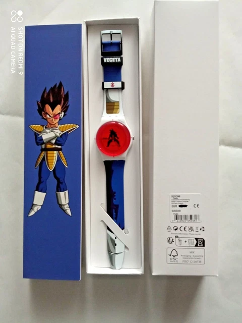 SWATCH VEGETA DRAGON Ball Z 2022 special collection limited edition ...