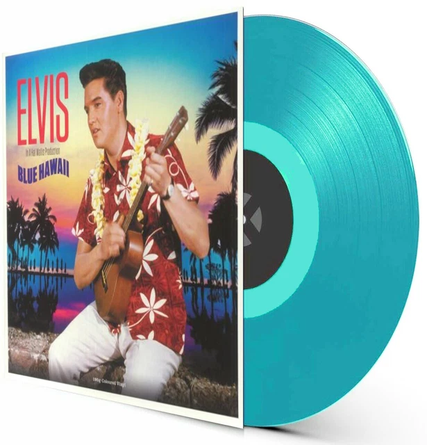 ELVIS PRESLEY LP Blue Hawaii BLUE VINYL180 Gram Ltd NEW SEALED Mails ...