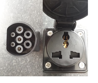 MG ZS MG4 MG5 EV V2L Vehicle to Load Cable Adapter Car Type 2 Home Plug ...