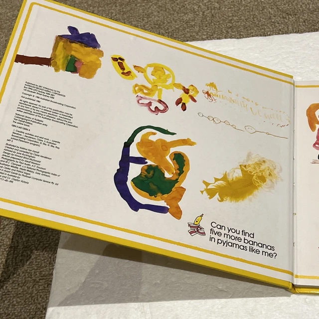 ABC KIDS PLAY School Yellow Book Rare Vintage 80s Children’s Tv Show ...