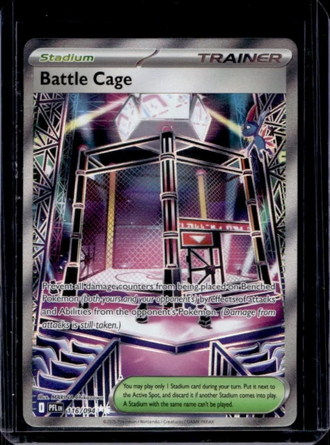 2025 POKEMON PHANTASMAL Flames Battle Cage Ultra Rare #116/094 £0.74 ...