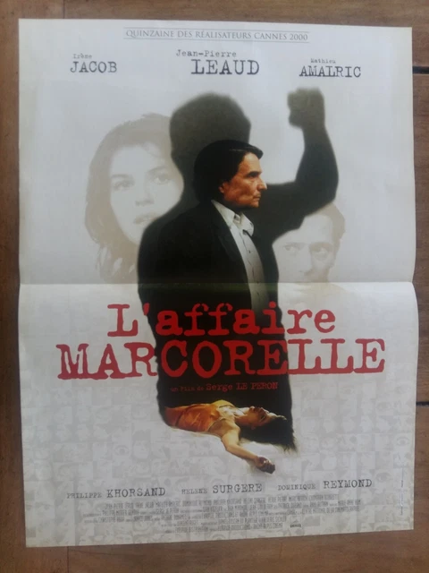 MANIFESTO L'AFFAIRE MARCORELLE Irène JACOB Jean-Pierre LEAUD 40X60 EUR ...
