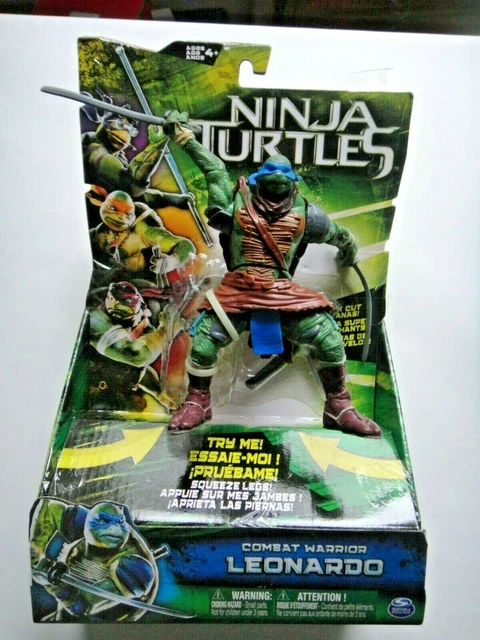 FIGURINE ARTICULÉE NICKELODEON Teenage Mutant Ninja Turtle Combat ...