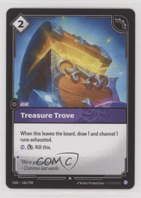 2025 RIFTBOUND ORIGINS: League of Legends TCG OGN Treasure Trove #186 £ ...