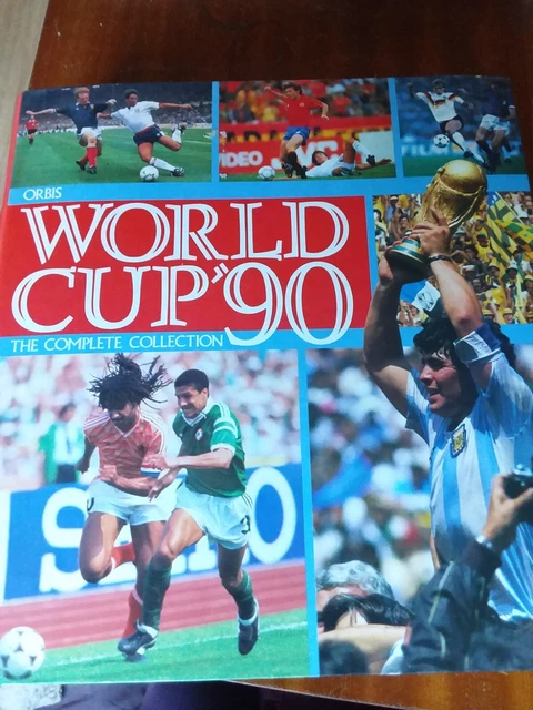 ORBIS WORLD CUP 1990 The Complete Collection Binder Set Album Stickers ...