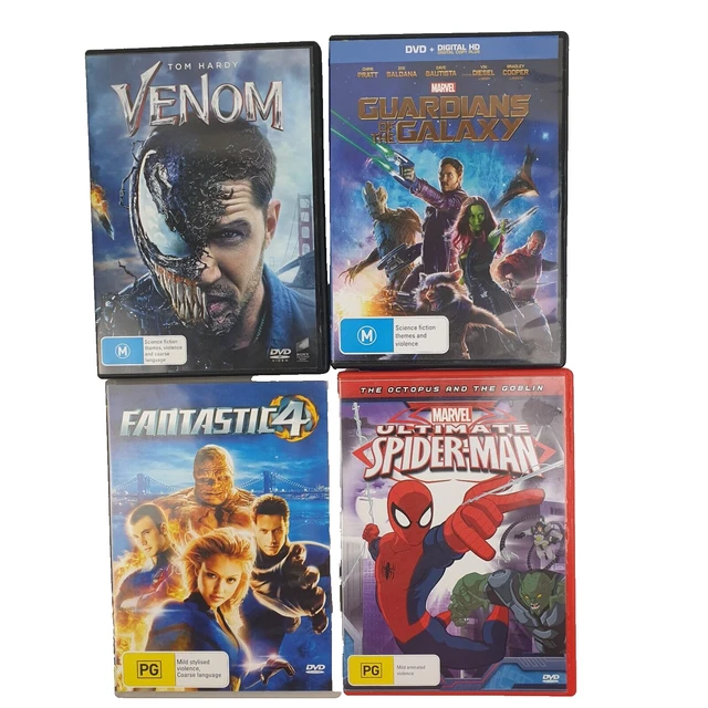 MARVEL & DC Comics DVD Bundle x4, Priced to sell. Titles in description ...