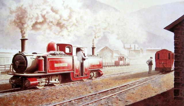 FESTINIOG RAILWAY LOCOMOTIVE Livingston Thompson Built 1886 Fine ...