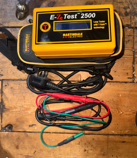 MARTINDALE EZ 2500 E-ze Non-trip Earth Loop Impedance Tester £99.00 ...