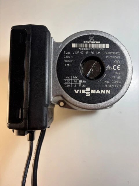 VIESSMANN VIUPM2 15-70 KM Pumpenkopf Stecker 20 EUR 149,99 - PicClick DE