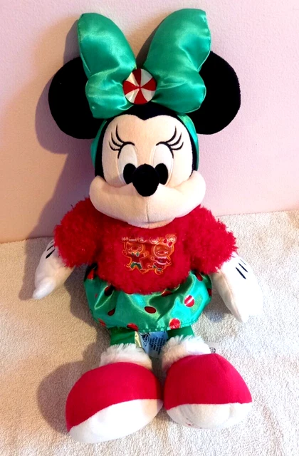 MICKEY MOUSE MINNIE Mouse Disney Store 2020 Christmas Soft Toy Plush £ ...