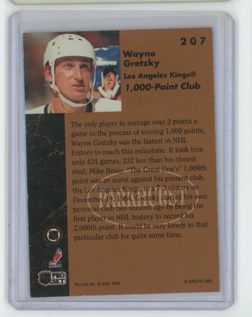 1991-92 PARKHURST WAYNE Gretzky. Los Angeles Kings #207 EUR 1,93 - PicClick FR