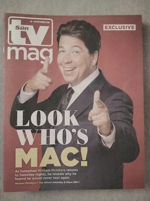 SUN TV MAGAZINE 23 sept 2023 Michael McIntyre EUR 1,18 - PicClick DE