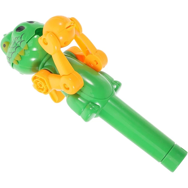 LOLLIPOP CASE ROBOT Lollipops Stand Dinosaur Sucker Holder Candy Launch ...