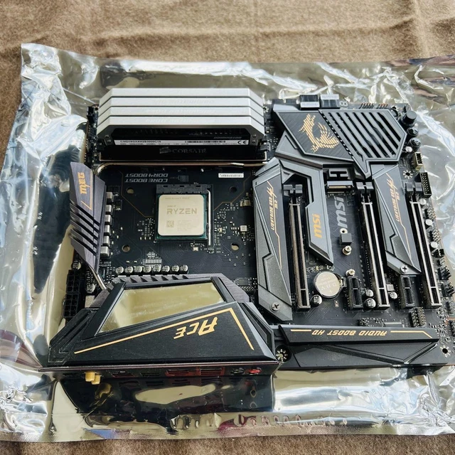 MSI MEG X570 As Motherboard CPU Memory Plug Set AM4 AMD X570 Used £860. ...