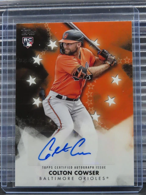 2024 TOPPS BASEBALL Colton Cowser Baseball Stars Rookie RC Auto #BSA-CC ...