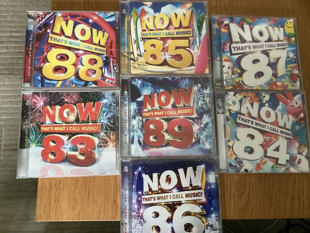 NOW THATS WHAT i call music Cd bundle 7 albums Now 83 84 85 86 87 88 ...