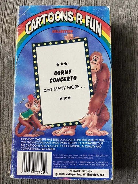 CARTOONS R FUN Collection VHS - Elmer Fudd Corny Concerto & Many More ...