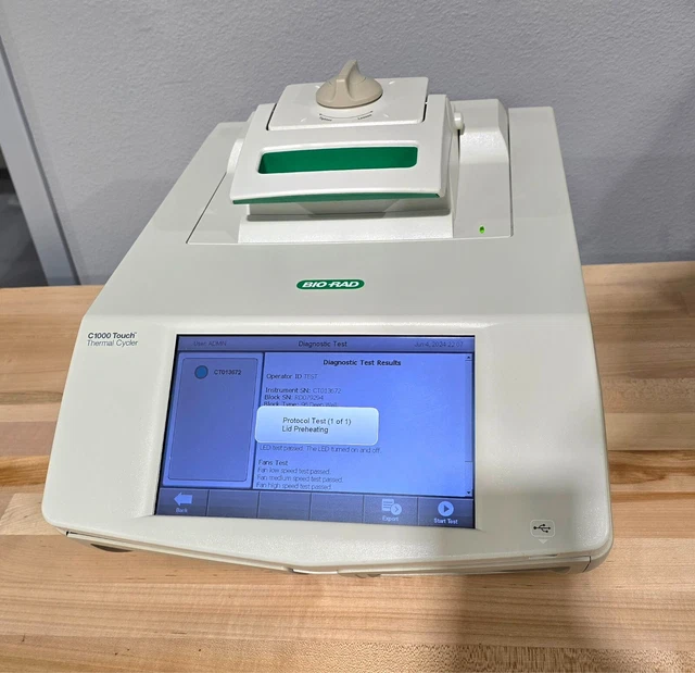 BIORAD C1000 TOUCH Thermal Cycler PCR 96-Well DEEP Tested Cleaned w ...