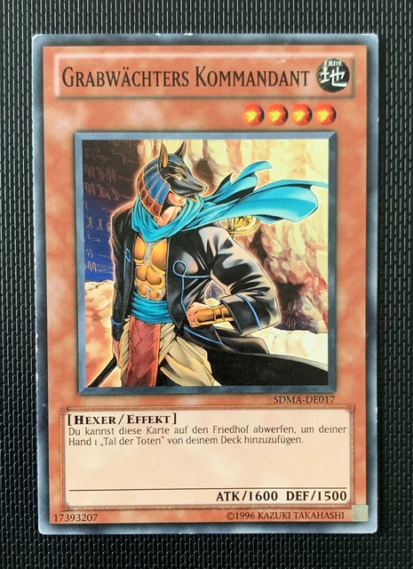 YU-GI-OH! GRABWÄCHTERS KOMMANDANT SDMA-DE017! Common! EX EUR 2,79 ...