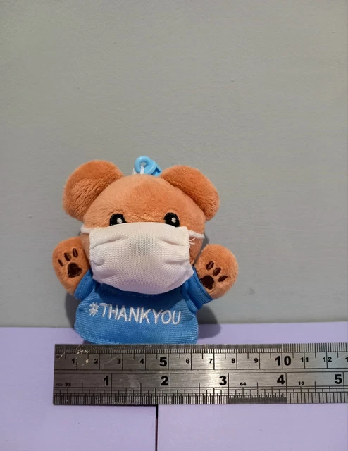 PMS SUPPORTING FRONTLINE Workers #thankyou Small Brown Bear Keyring ...