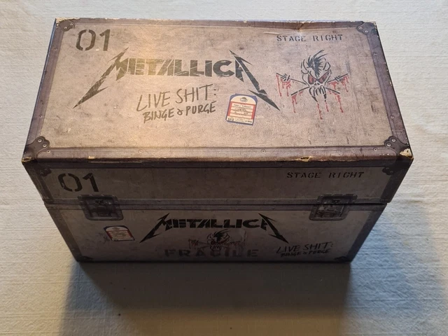 METALLICA - LIVE Shit: Binge & Purge - Box Set 3 x VHS + 3 x CD (USA ...