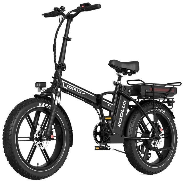 KOOLUX X11 20& Fat Tire Folding Electric Bike 250W 48V 23.4Ah E-bike 80-150km £934.00 - PicClick UK