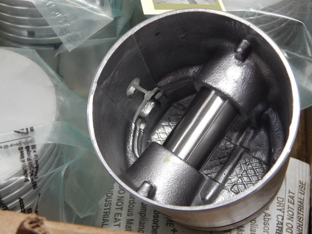 WILLYS CJ2A PISTON Set, Standard. L134 F134 MB M38A1 CJ3A CJ3B CJ5 Ford ...