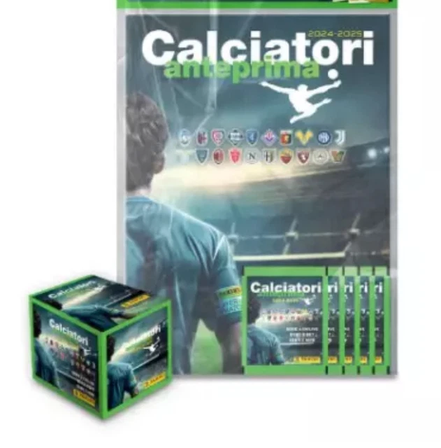 CALCIATORI PANINI ANTEPRIMA 2024/2025 Set Completo - Album vuoto + 350 Figurine EUR 60,00 ...
