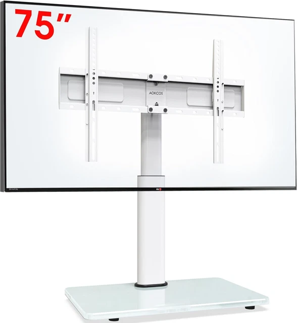 TABLE TOP TV Stand for 32-75 inch TVs up to 45kg,Height Adjustable ...