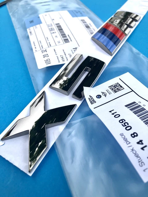 LOGO BMW X5 M X5M 51148059011 Badge Original E53 E70 F15 G05 ...