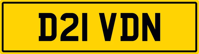 DAVID PRIVATE CAR Number Plate D21 Vdn Dav Davy Davie Dave Davis Davies ...